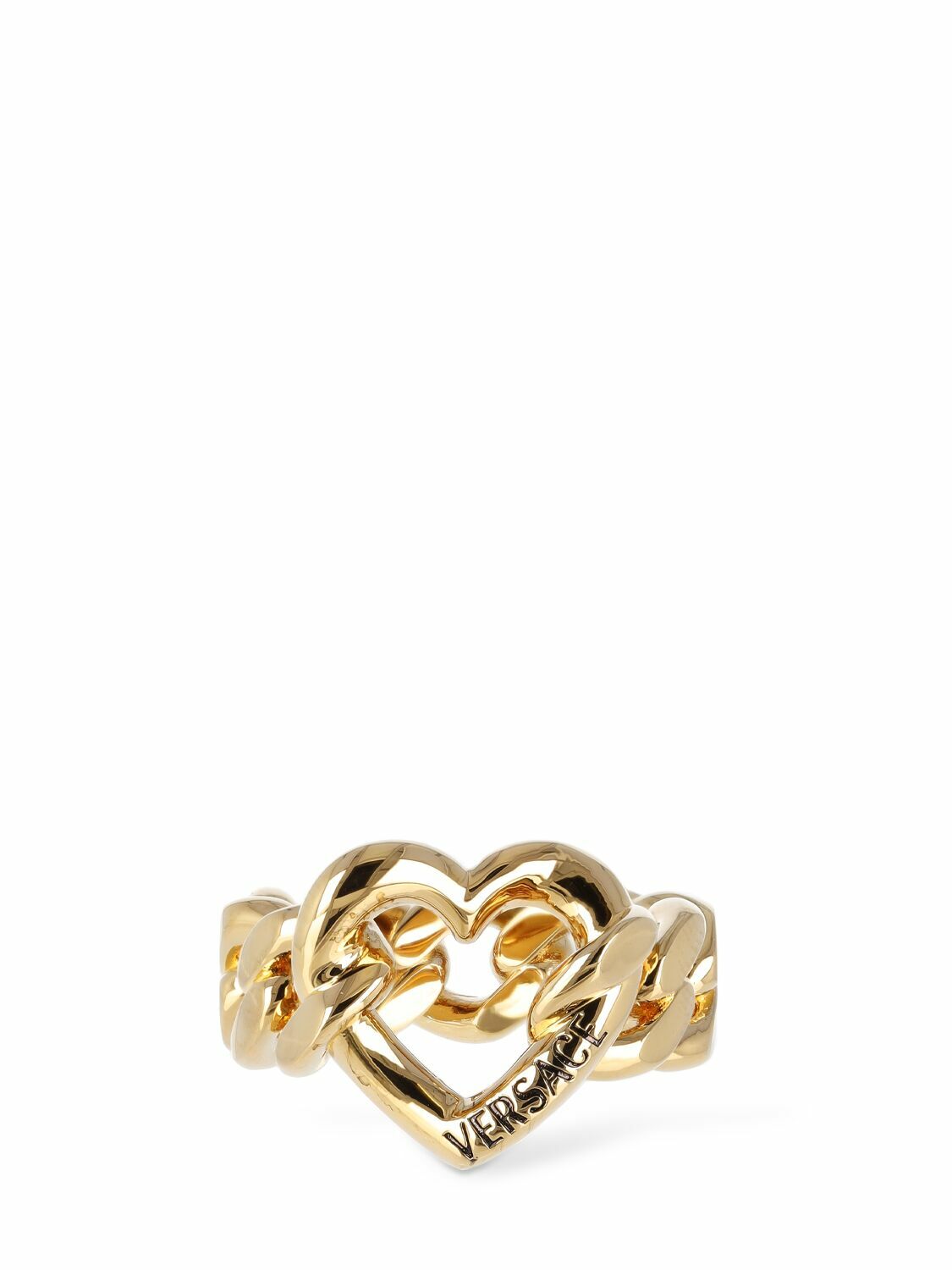 VERSACE - Logo Band Ring Versace