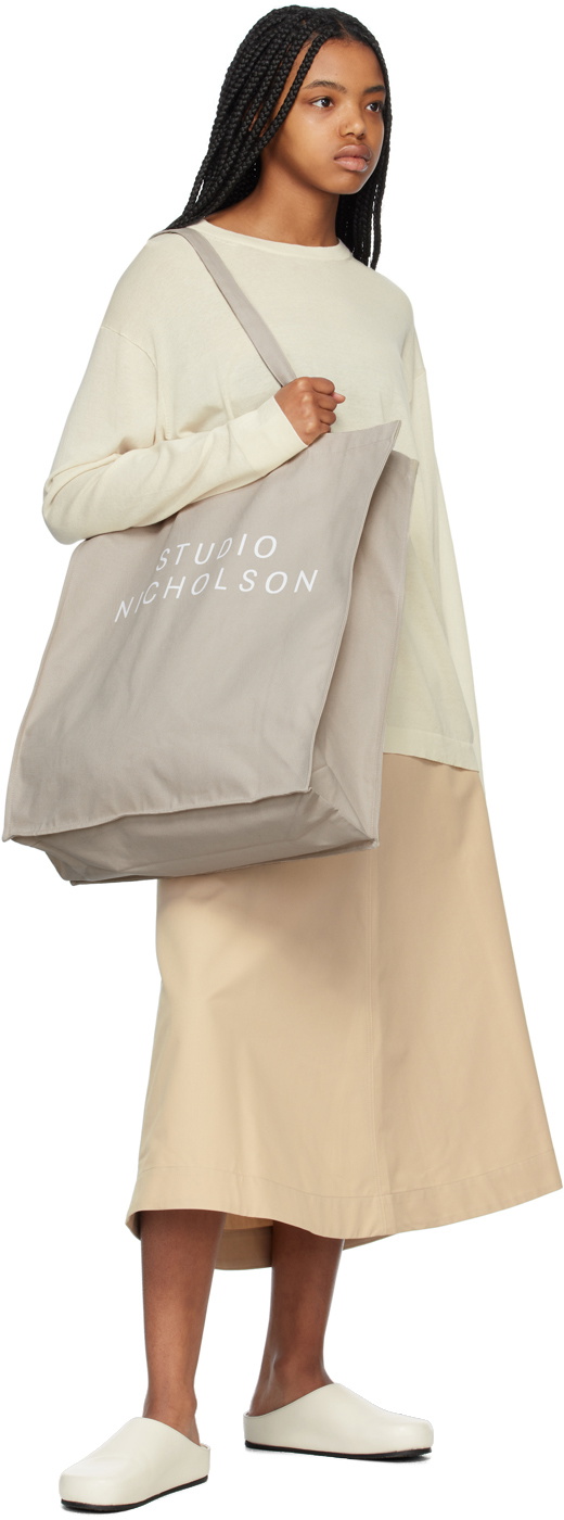 Studio Nicholson Beige Standard Tote Studio Nicholson