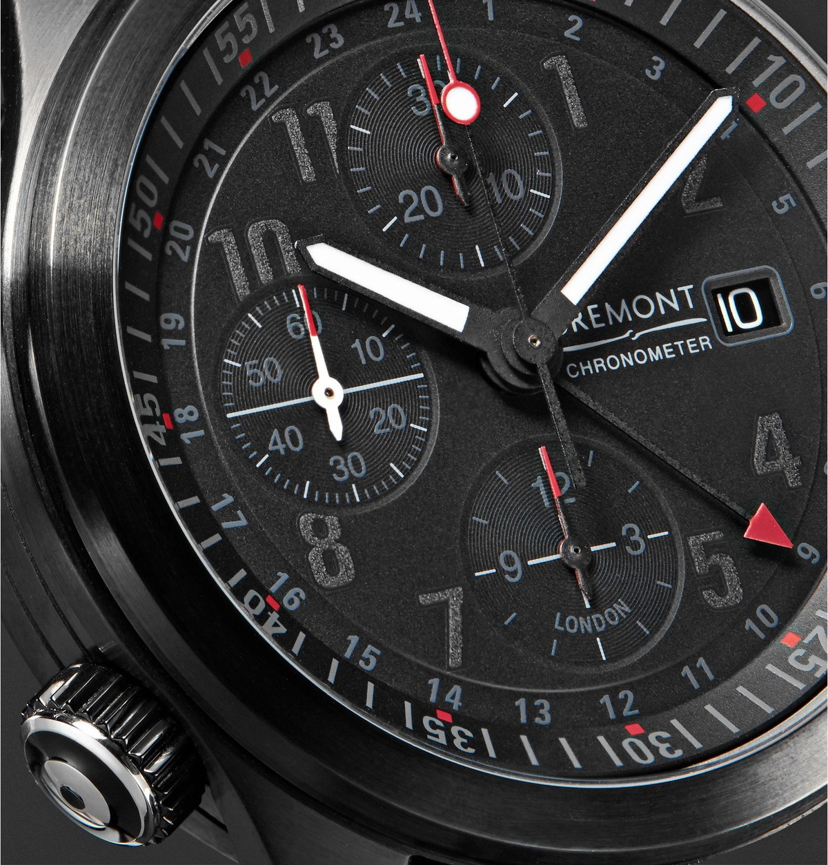 Bremont - ALT1-B2(GMT) Automatic Chronograph 43mm Stainless Steel and ...