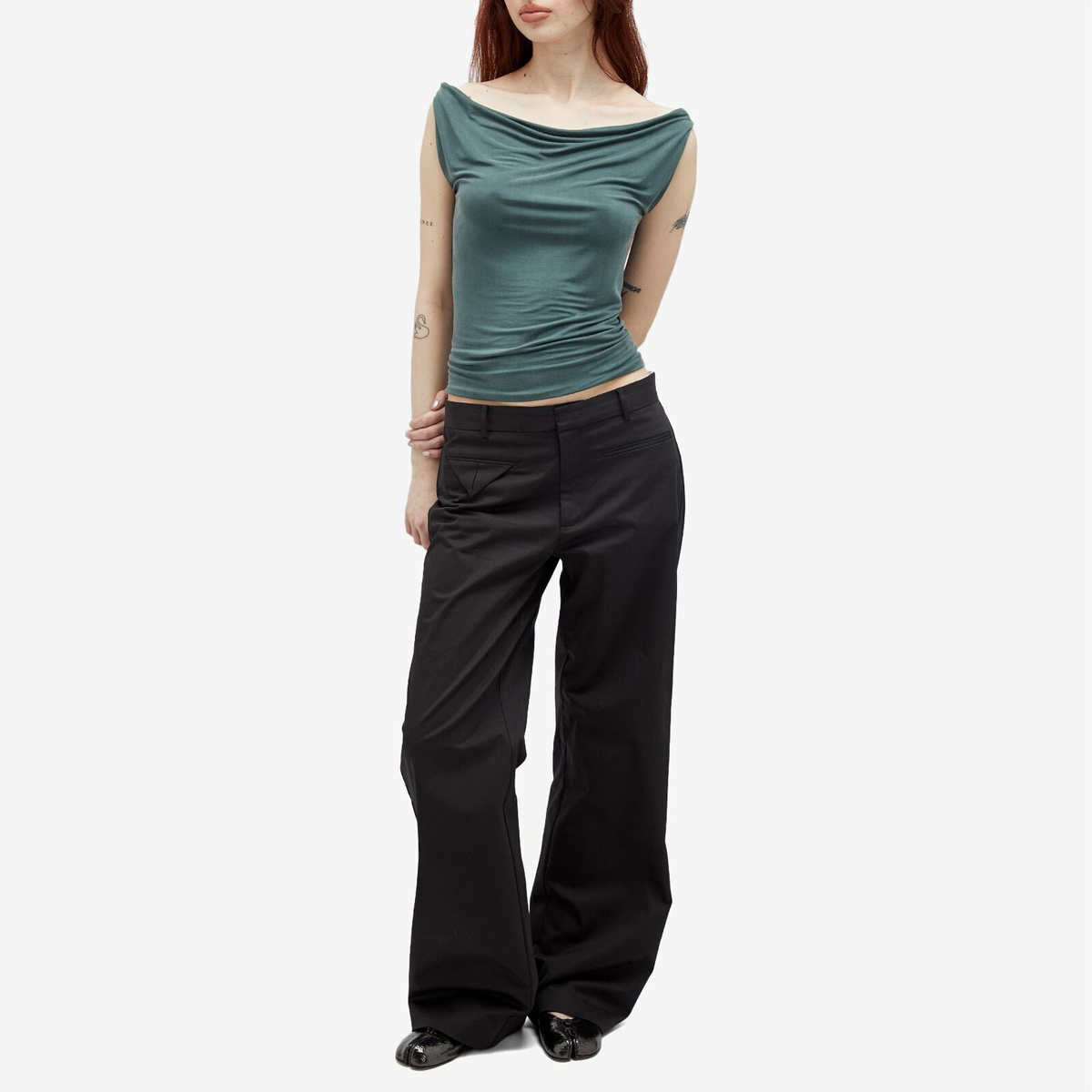 Peachy Den Women's Kylie Top - END. Exclusive in Emerald Peachy Den