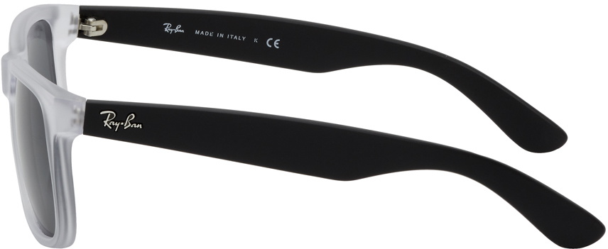 Ray-Ban Transparent & Black Low Bridge Justin Sunglasses Ray Ban