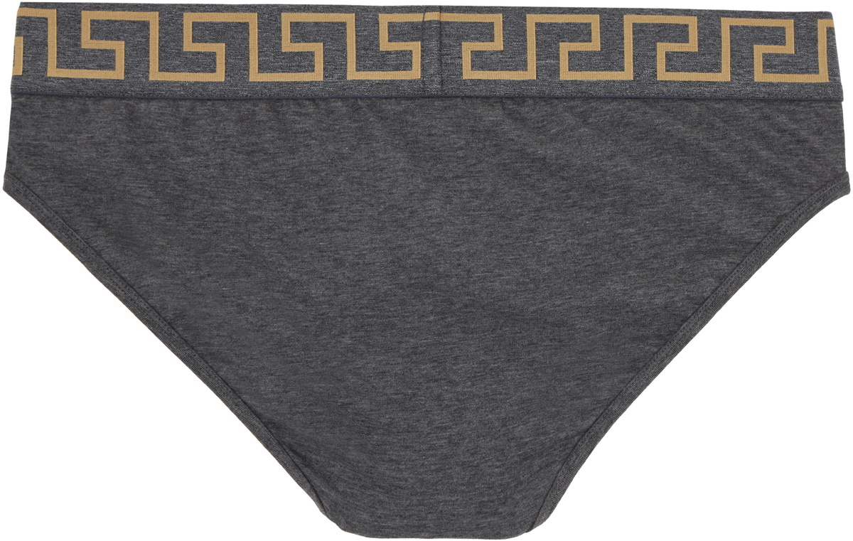 Versace Underwear Three-Pack Multicolor Greca Border Briefs Versace ...