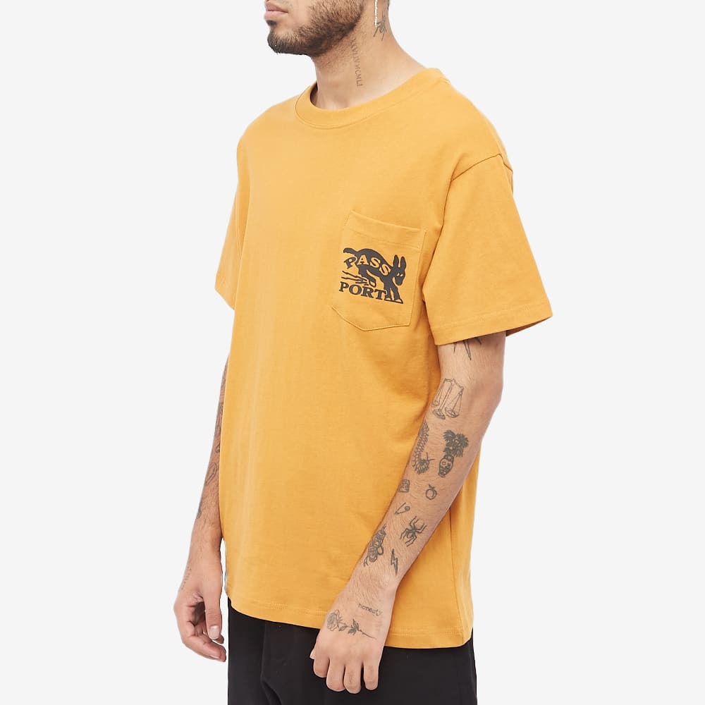 Pass~Port Men's Mule Pocket T-Shirt in Golden Brown Pass~Port