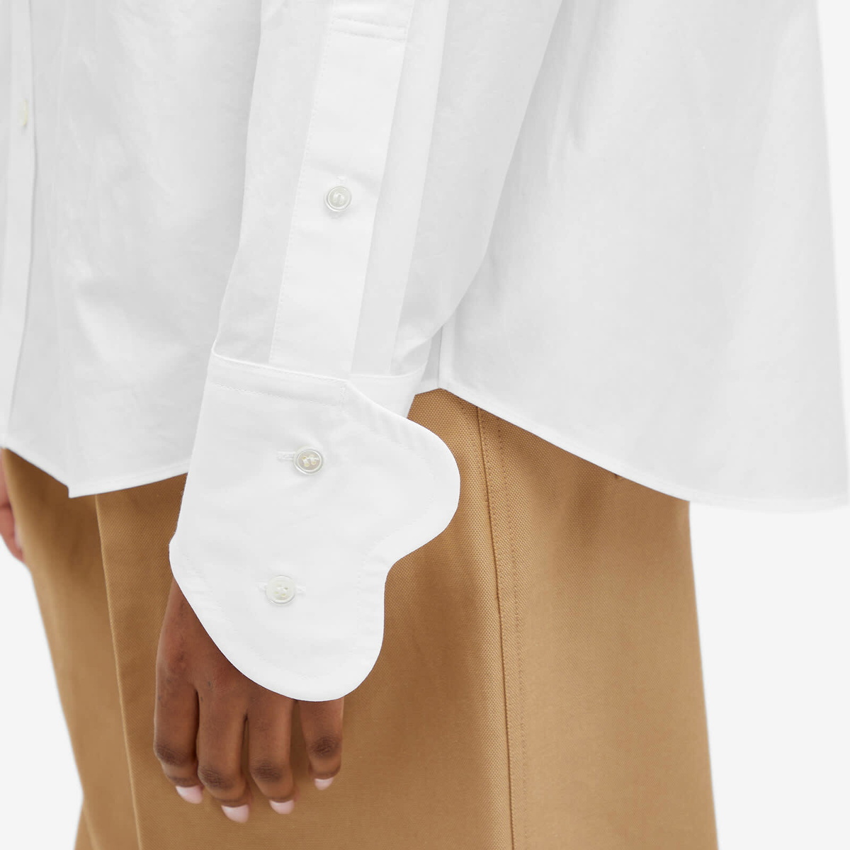 TOGA Women's Cotton Typewriter Shirt 2 in White Toga Pulla