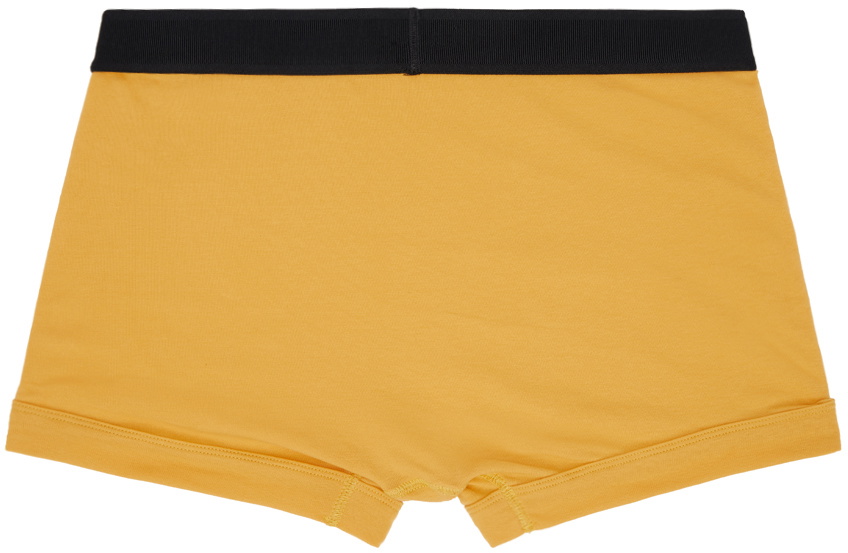 TOM FORD Yellow Jacquard Boxers TOM FORD