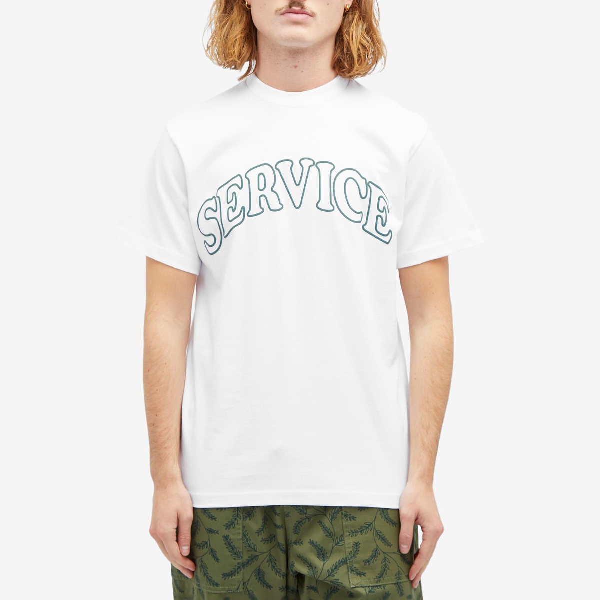 Service Works Men's Service T-Shirt in White Service Works