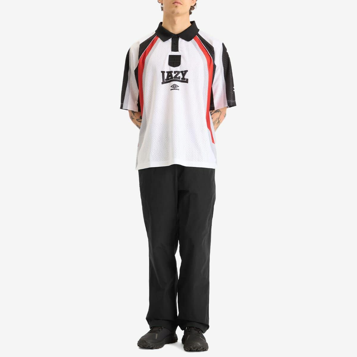 Umbro by Slam Jam Men's 97/98 Lazy Football Jersey in White Umbro