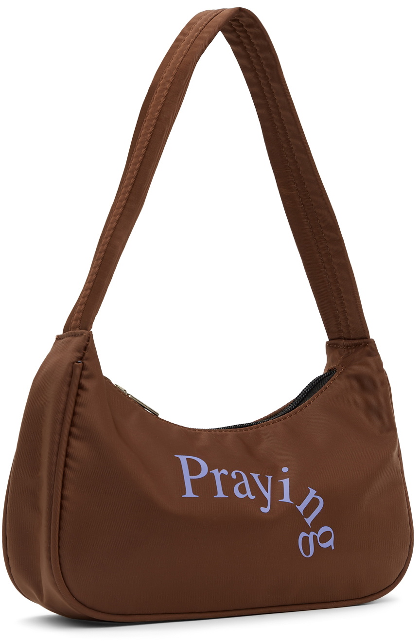 Praying SSENSE Exclusive Brown Beast Shoulder Bag Praying