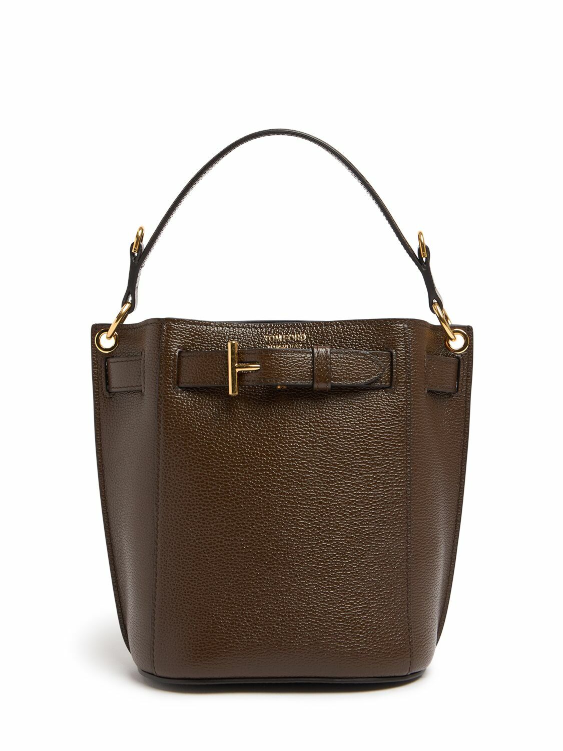TOM FORD Mini Audrey Grain Leather Bucket Bag TOM FORD