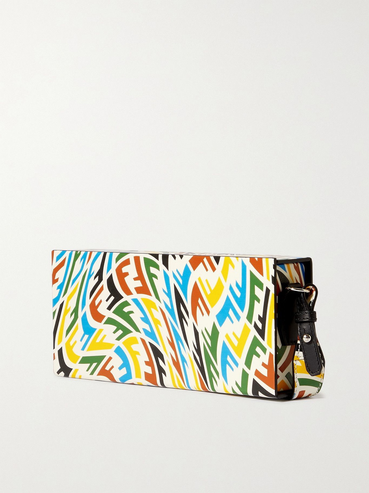 FENDI - Logo-Print Leather Messenger Bag Fendi