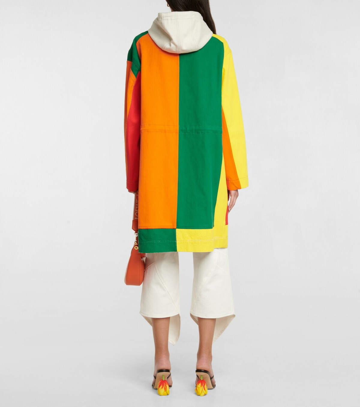 Loewe Colorblock paneled denim coat Loewe