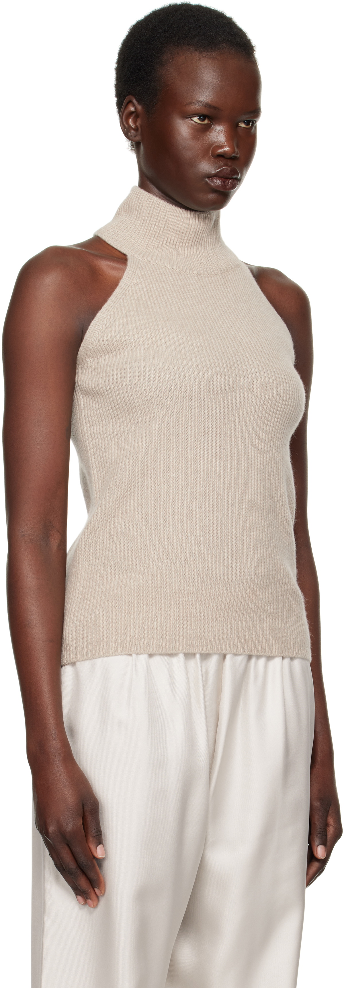 LISA YANG Beige Freya Tank Top Lisa Yang