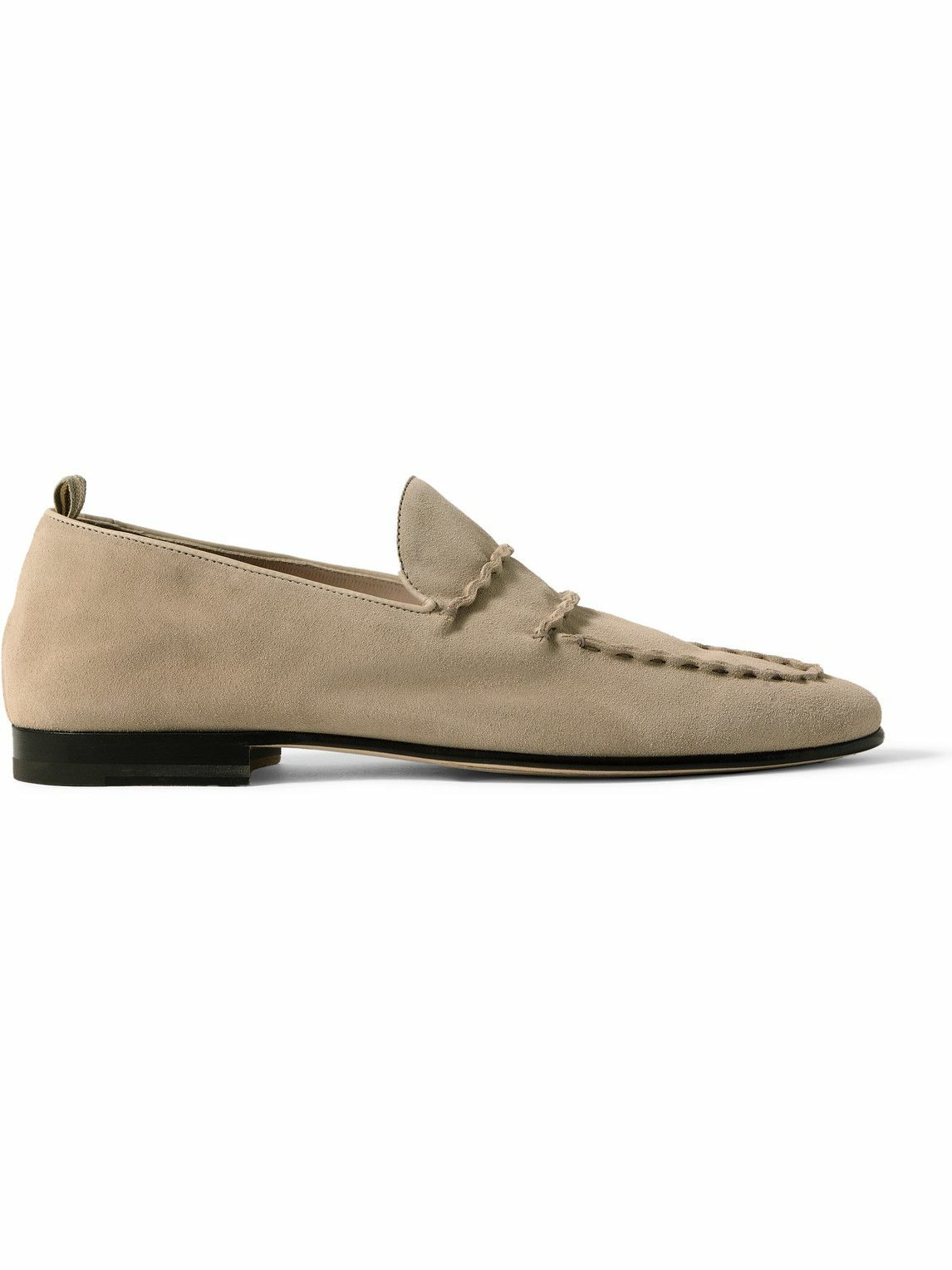 Officine Creative - Oliver Suede Penny Loafers - Neutrals Officine Creative