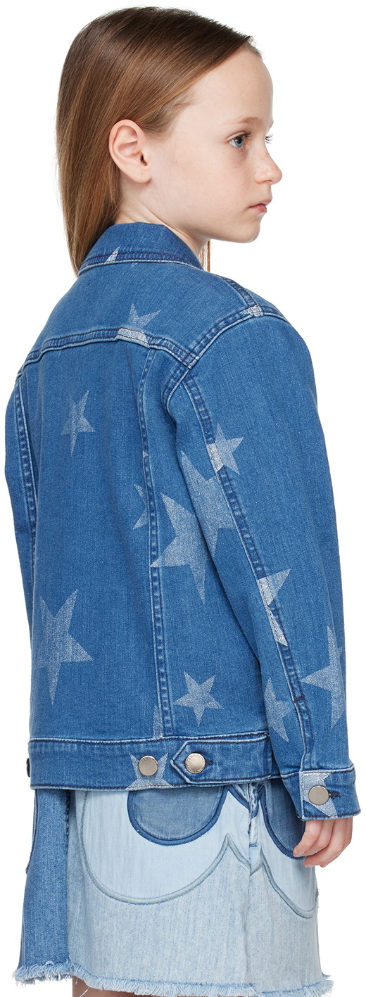 Stella McCartney Kids Navy Star Denim Jacket Stella McCartney