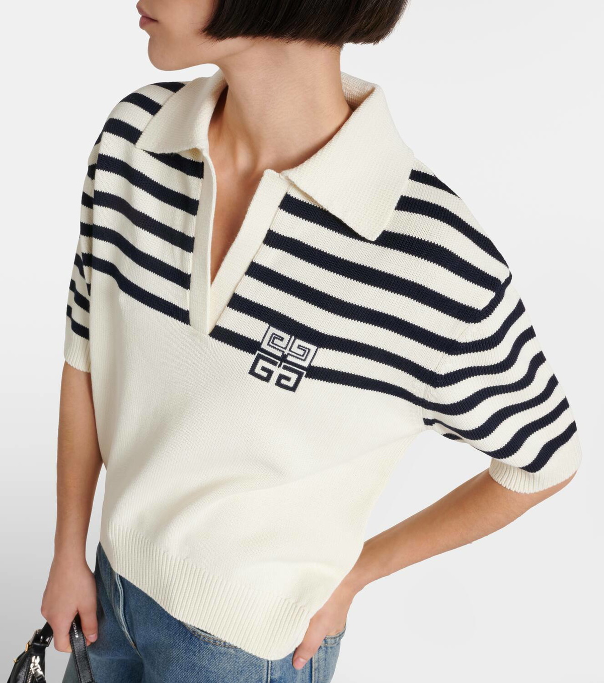 Givenchy 4G striped polo sweater Givenchy