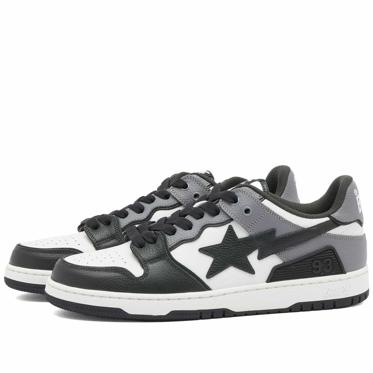 A Bathing Ape Men's Bape Sk8 Sta #5 Sneakers in Black A Bathing Ape