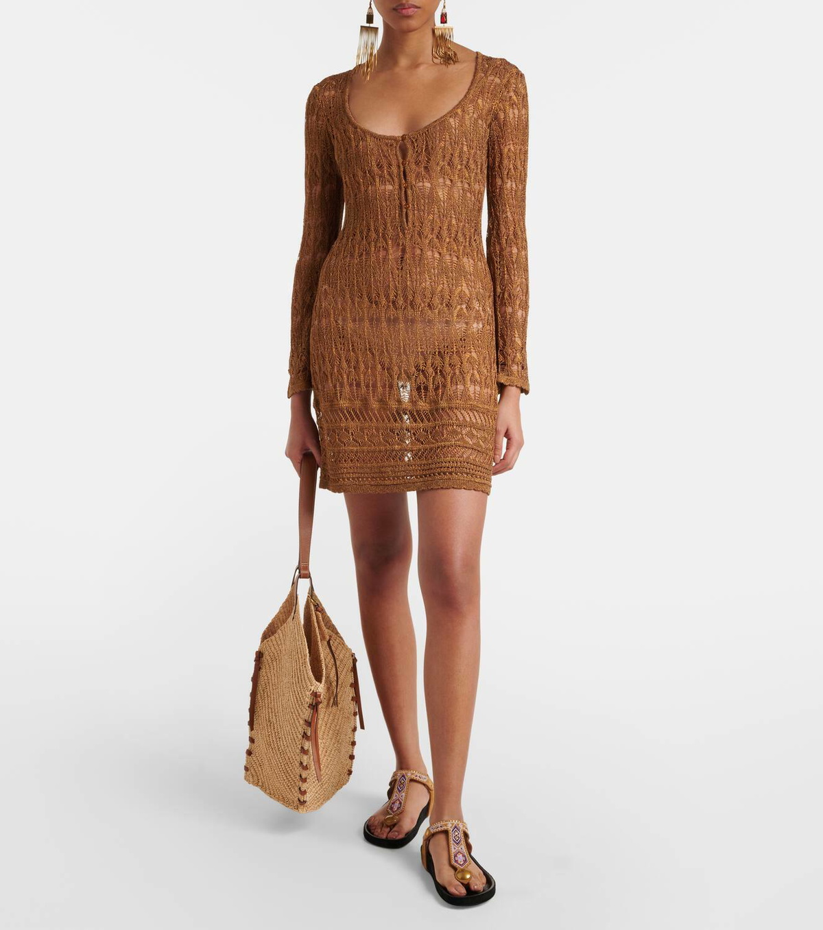 Isabel Marant Pia crochet minidress Isabel Marant