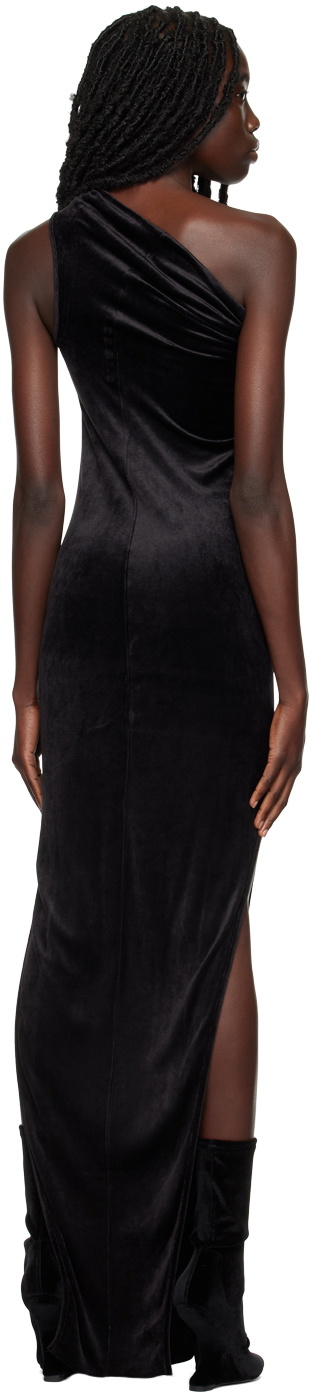 Rick Owens Lilies Black Sivaan Maxi Dress Rick Owens Lilies
