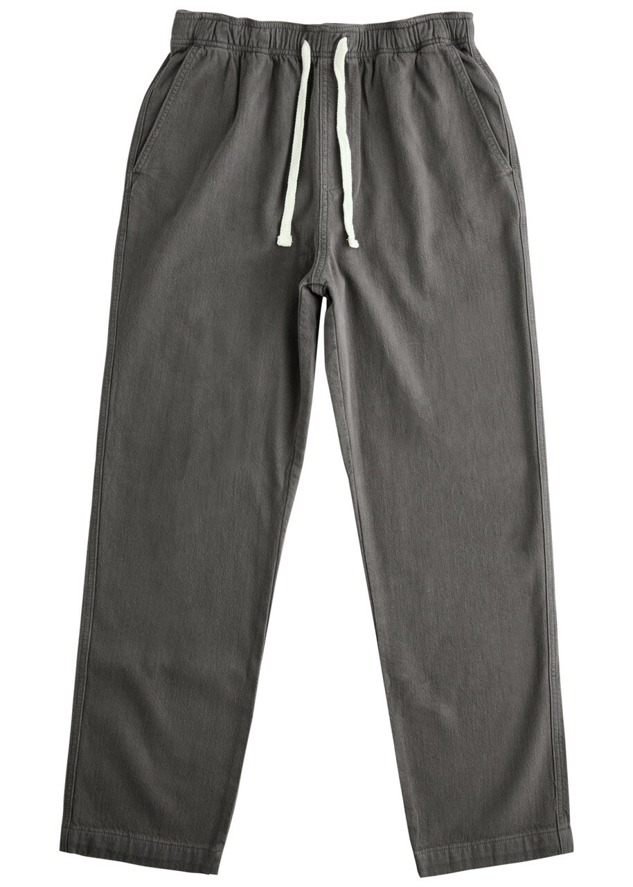 Frame Straight-leg Cotton Trousers Grey Frame Denim