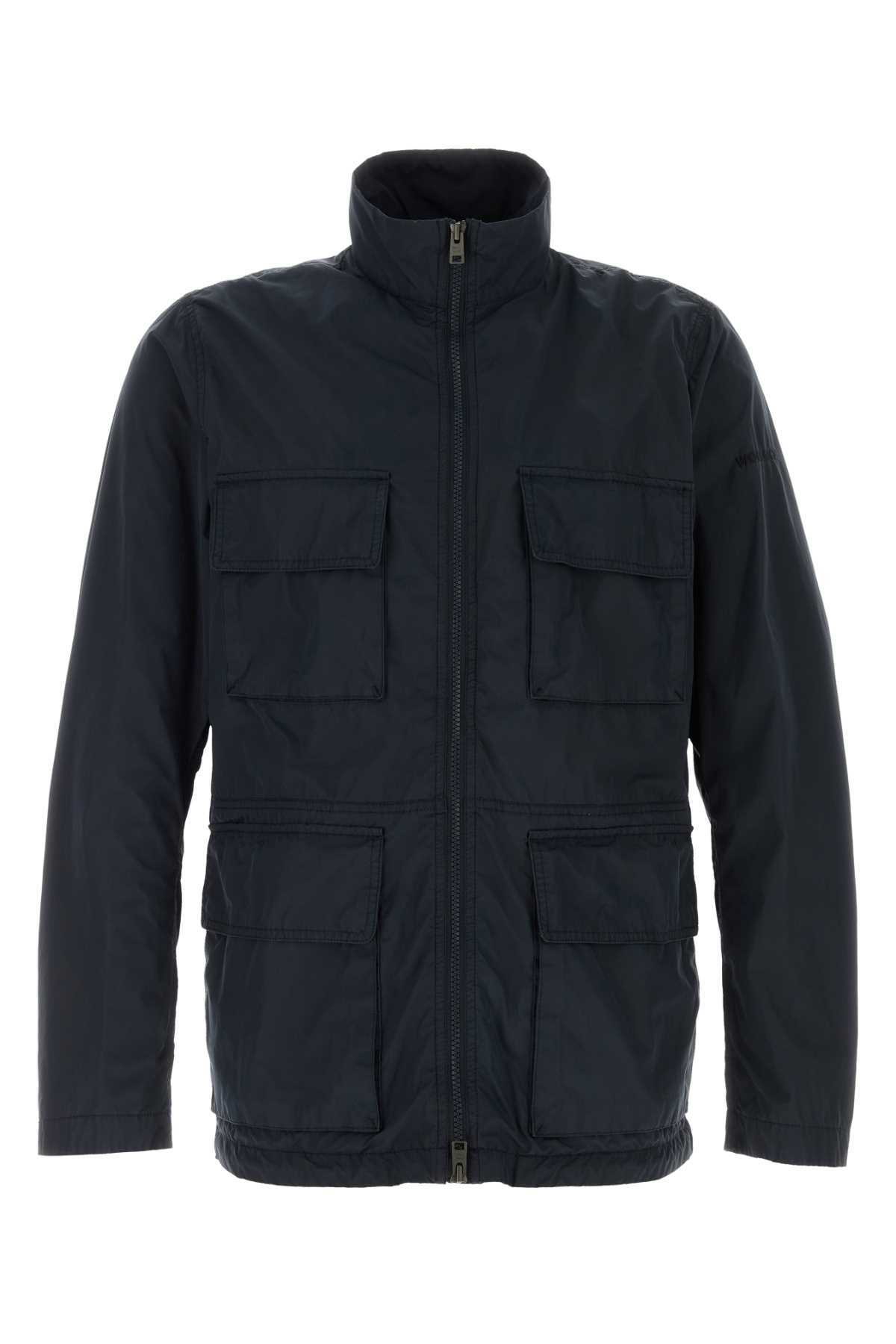 Woolrich Navy Blue Polyester Urban Field Jacket Woolrich