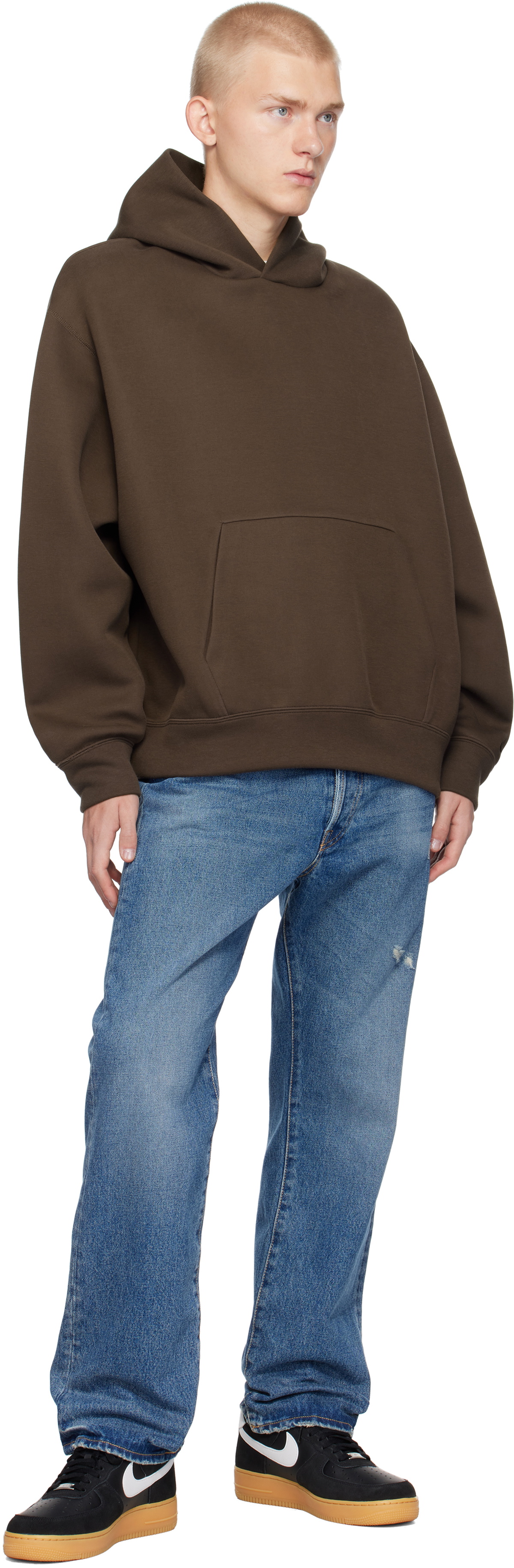 Nike Brown Tech Reimagined Hoodie Nike