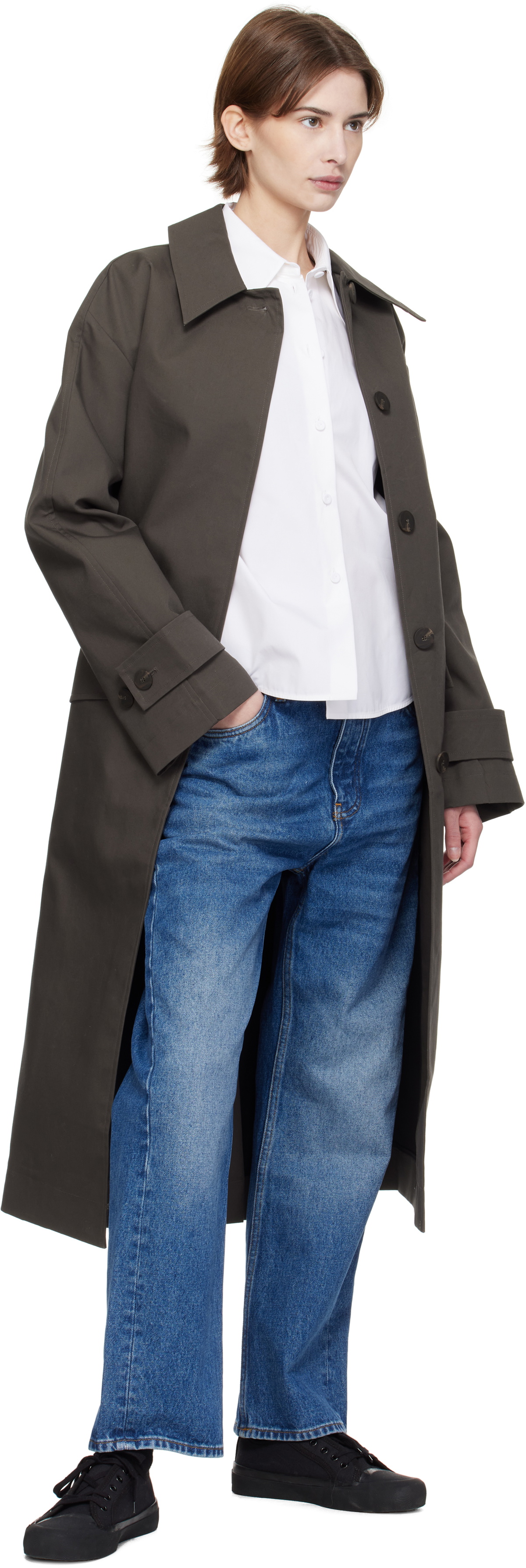 Studio Nicholson Blue Denjo Jeans Studio Nicholson