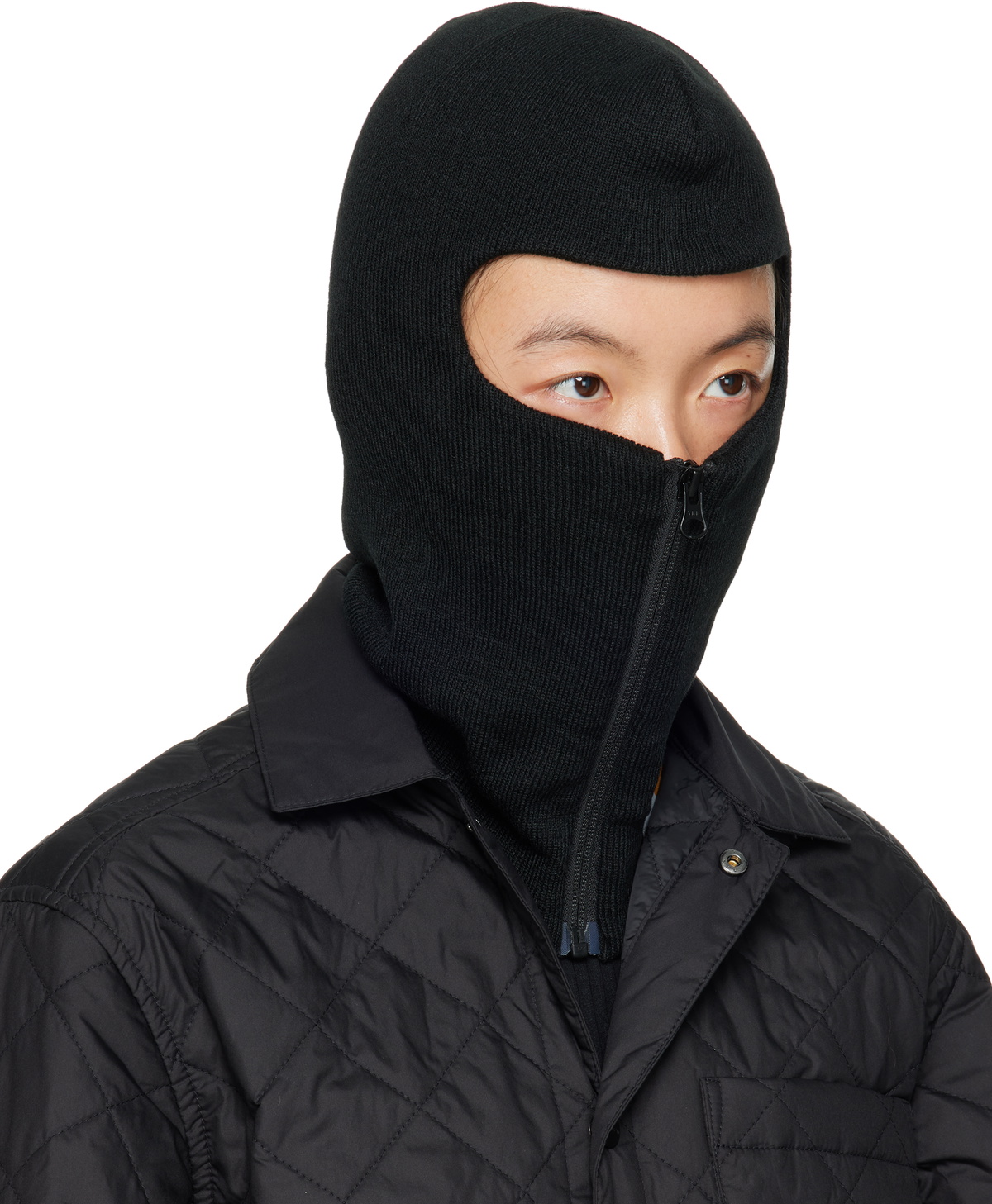 Carhartt Work In Progress Black Zip Mask Balaclava Carhartt WIP