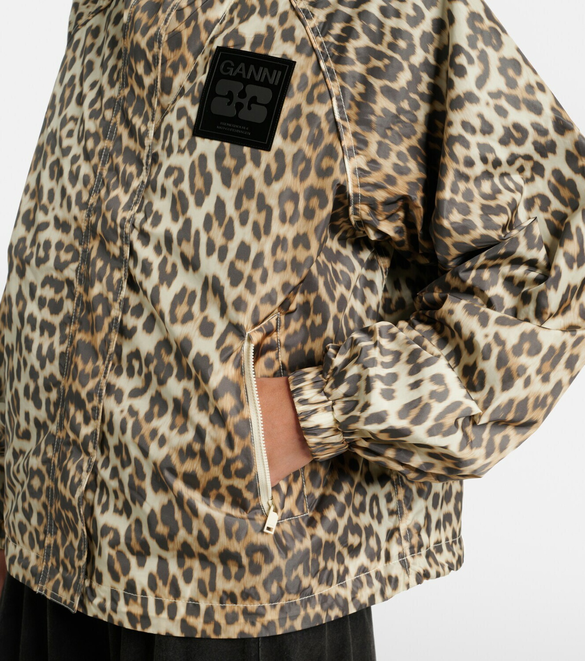 Ganni Leopard-print jacket GANNI