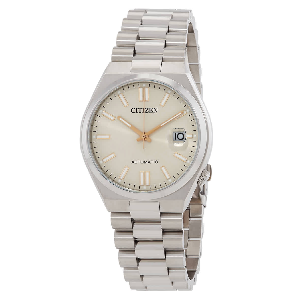 Citizen Tsuyosa Automatic Beige Dial Mens Watch NJ0151-88W Citizen