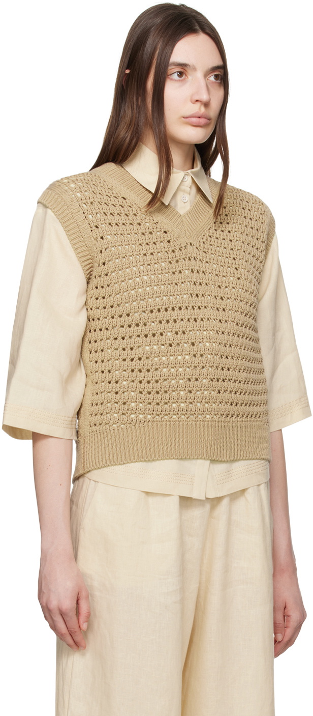 Max Mara Leisure Tan Palco Vest Max Mara Leisure