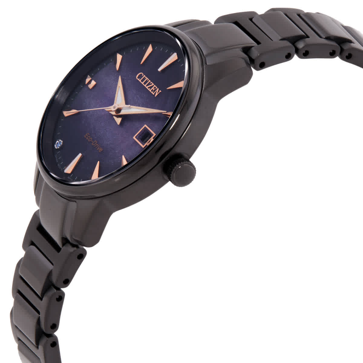 Citizen Eco-Drive Purple Dial Ladies Watch EW2595-81X Citizen