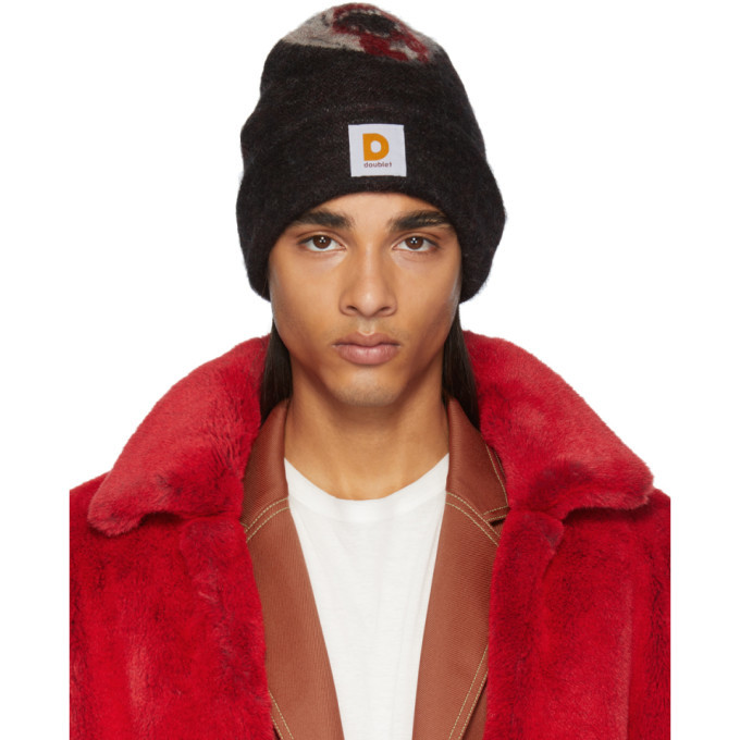 Doublet Black Mask Beanie Doublet