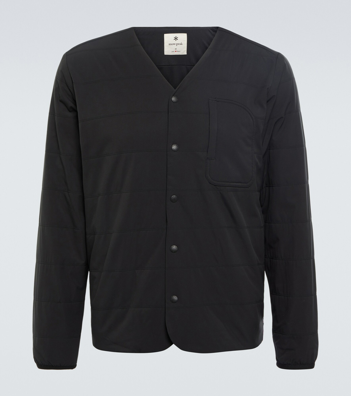 Snow Peak - Flexible Insulated nylon cardigan Snow Peak