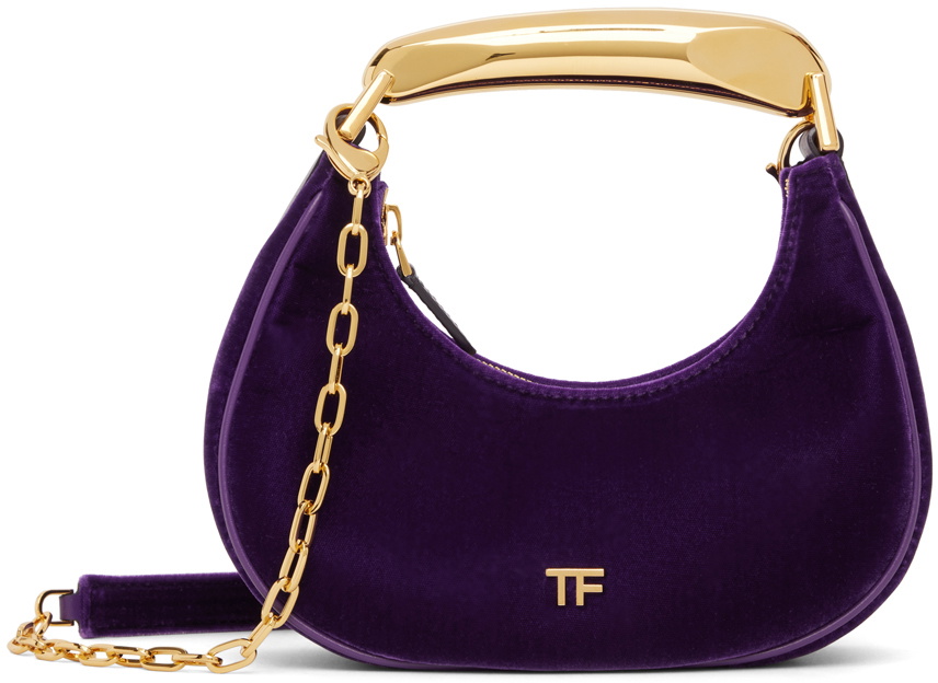 TOM FORD Purple Bianca Shoulder Bag TOM FORD