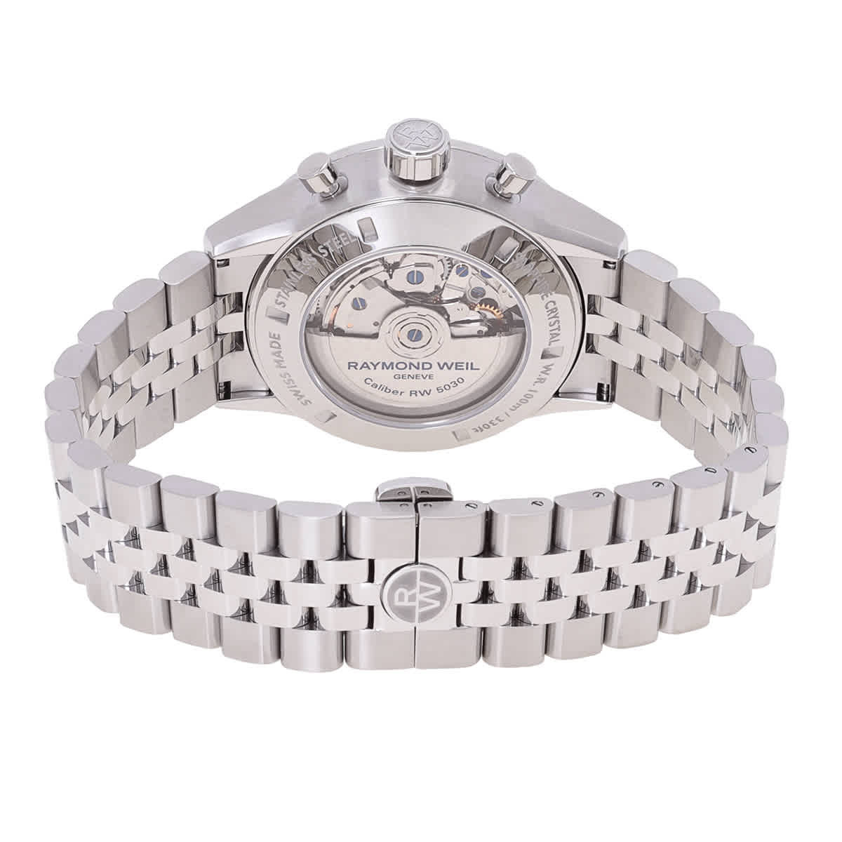 Raymond Weil Freelancer Chronograph Automatic Green Dial Mens Watch ...