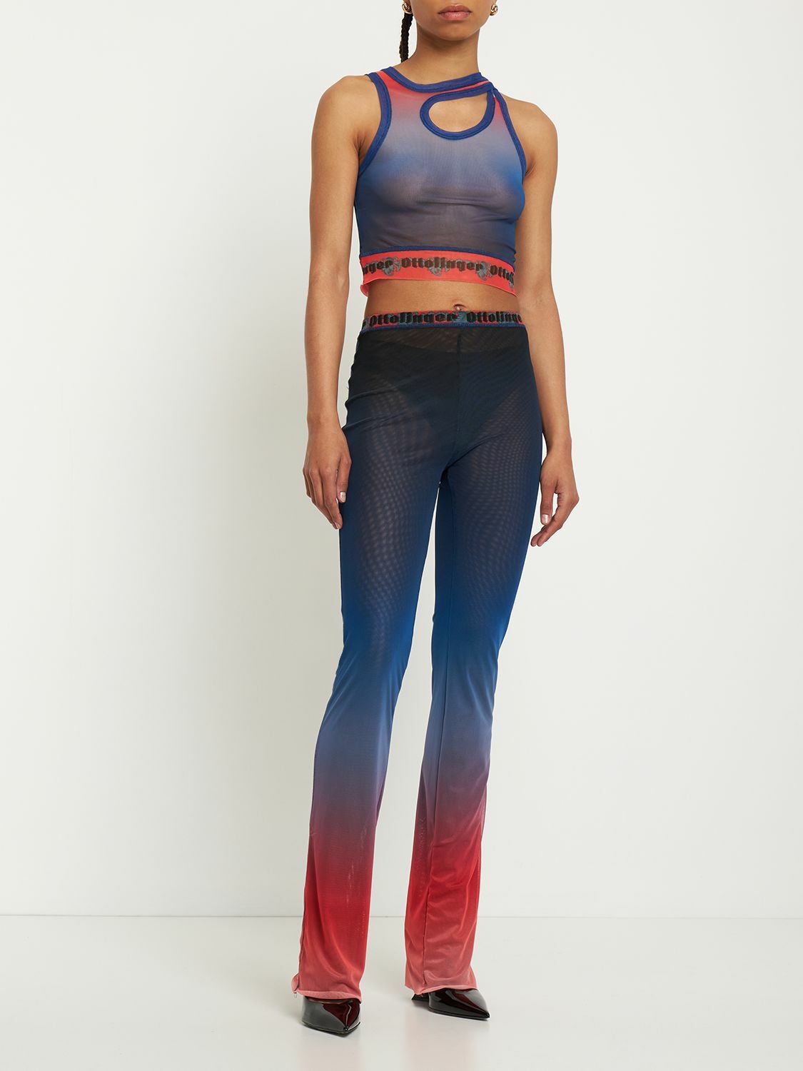 OTTOLINGER - Gradient Sheer Stretch Mesh Bra Top Ottolinger