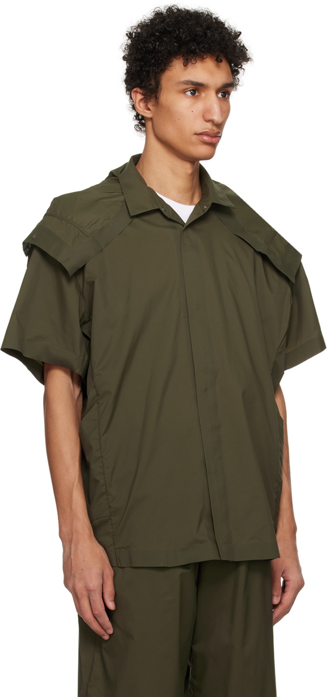 Goldwin 0 Green Wind Shirt Jacket Goldwin 0