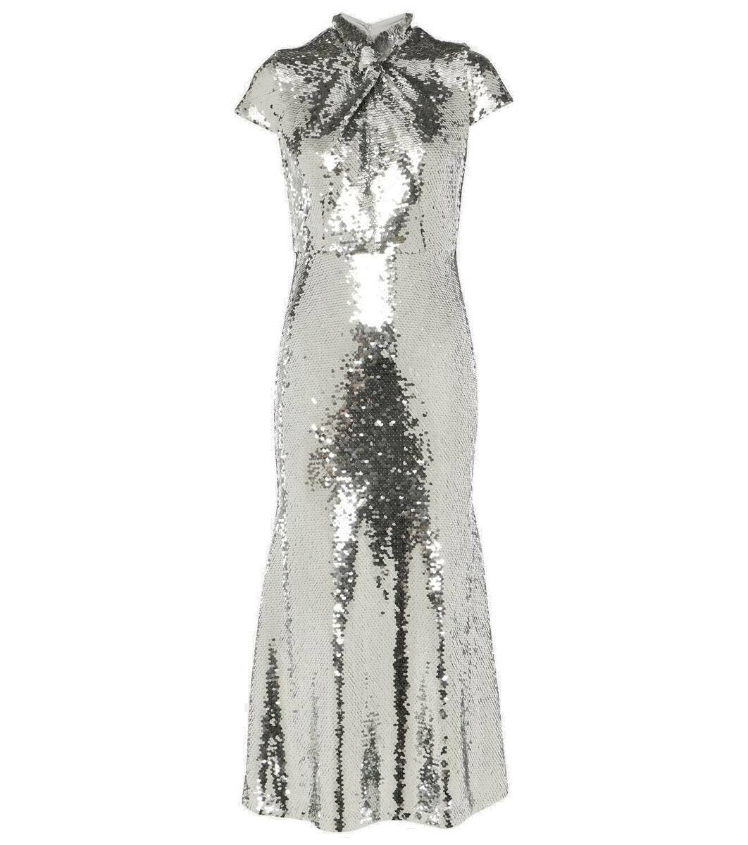 Self-Portrait Sequined midi dress Self-Portrait