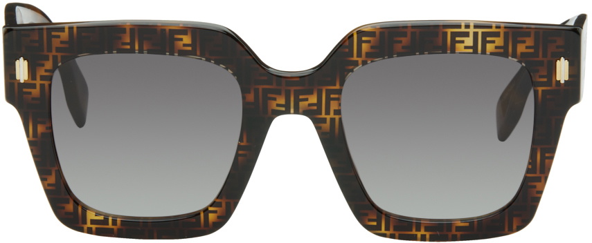 Fendi Brown Roma Sunglasses Fendi