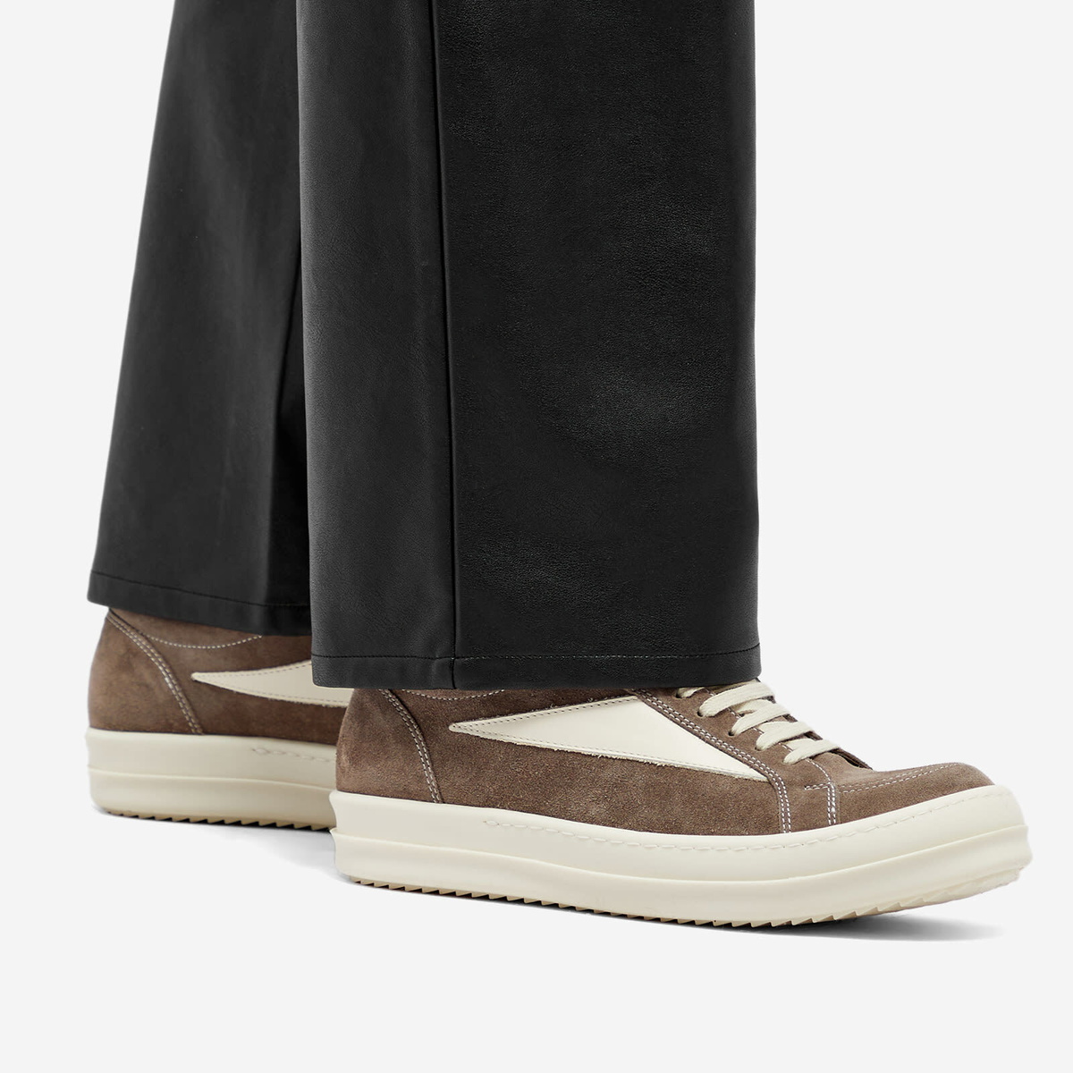 Rick Owens Women's Vintage Sneakers in Biege Rick Owens