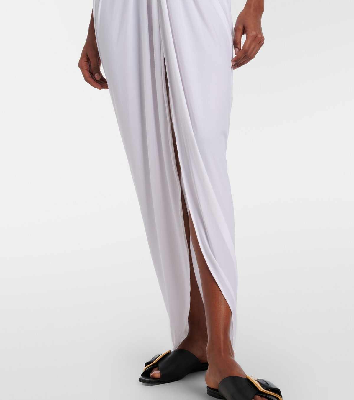 Balmain Embellished jersey maxi dress Balmain