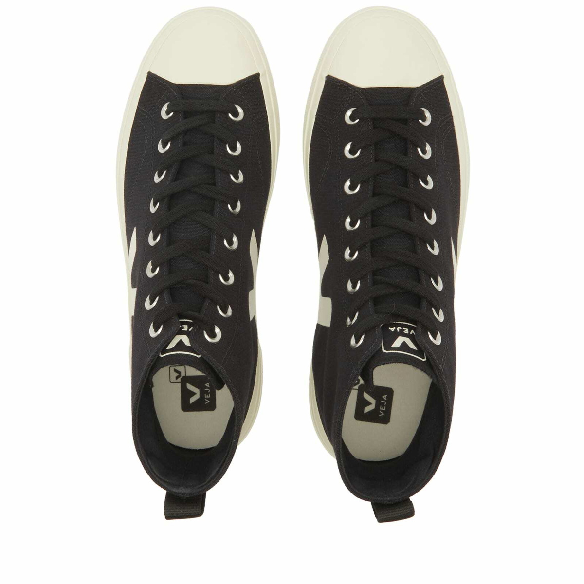 Veja Men's Wata High Top Sneakers in Black/Pierre VEJA