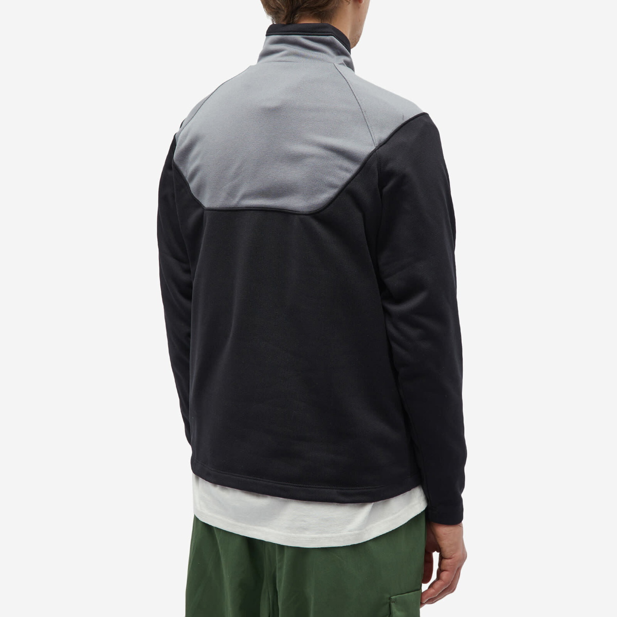 Ostrya Men's Rove Tech Half Zip Fleece in Charcoal Ostrya