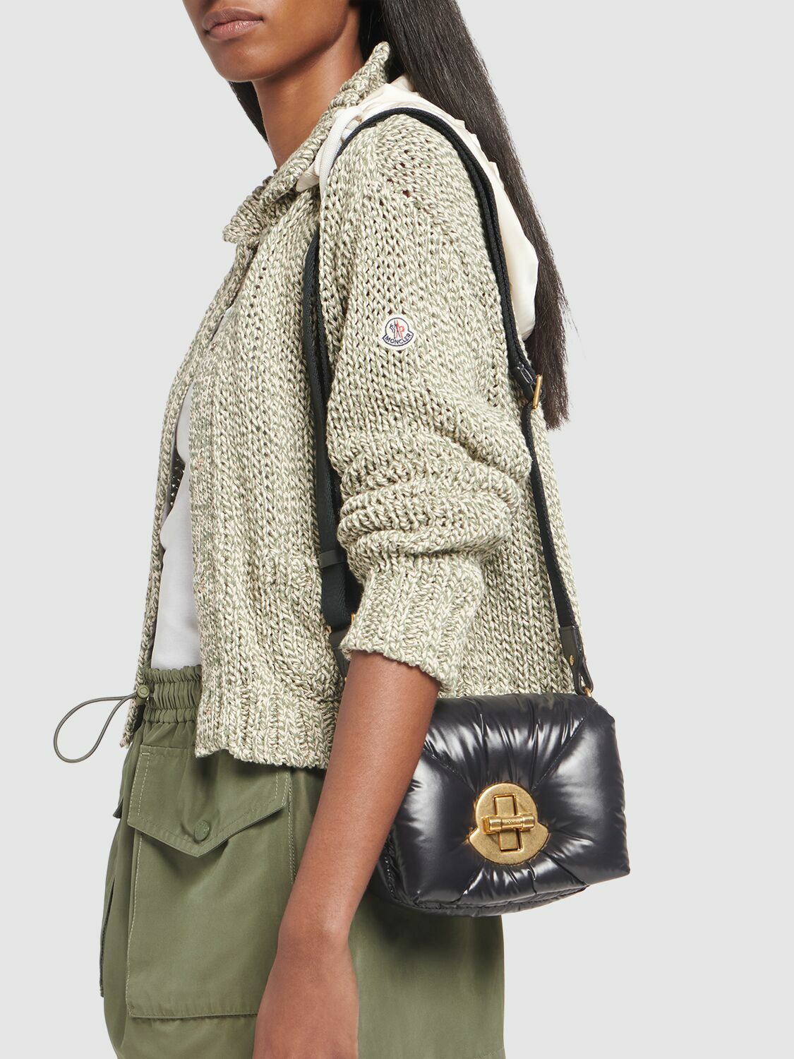 MONCLER - Mini Puf Quilted Nylon Crossbody Bag Moncler