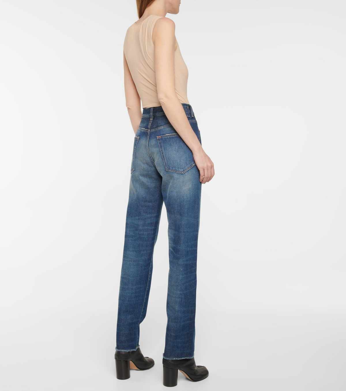 MM6 Maison Margiela - High-rise straight jeans MM6 Maison Margiela