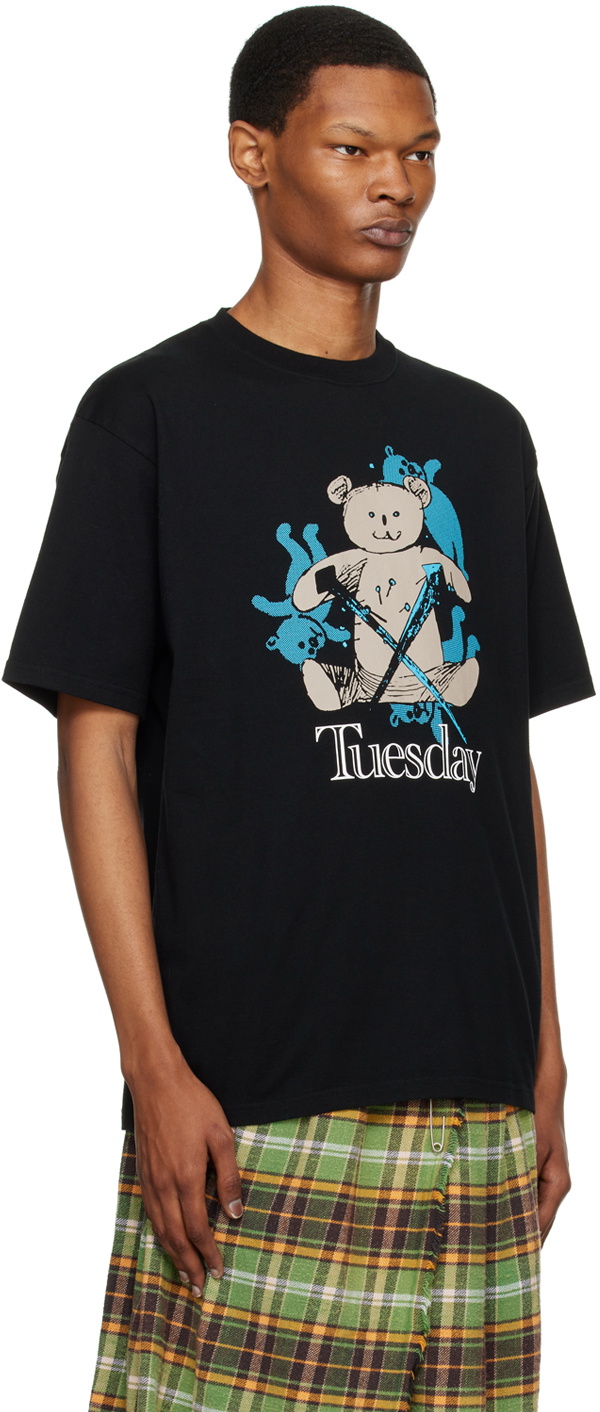 UNDERCOVER Black 'Tuesday' T-Shirt Undercover