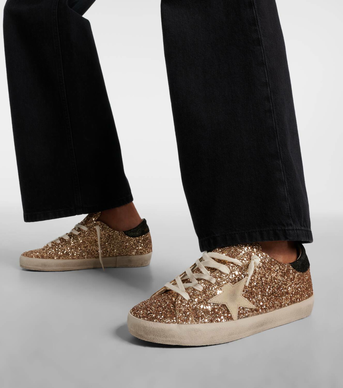 Golden Goose Superstar glitter sneakers Golden Goose Deluxe Brand