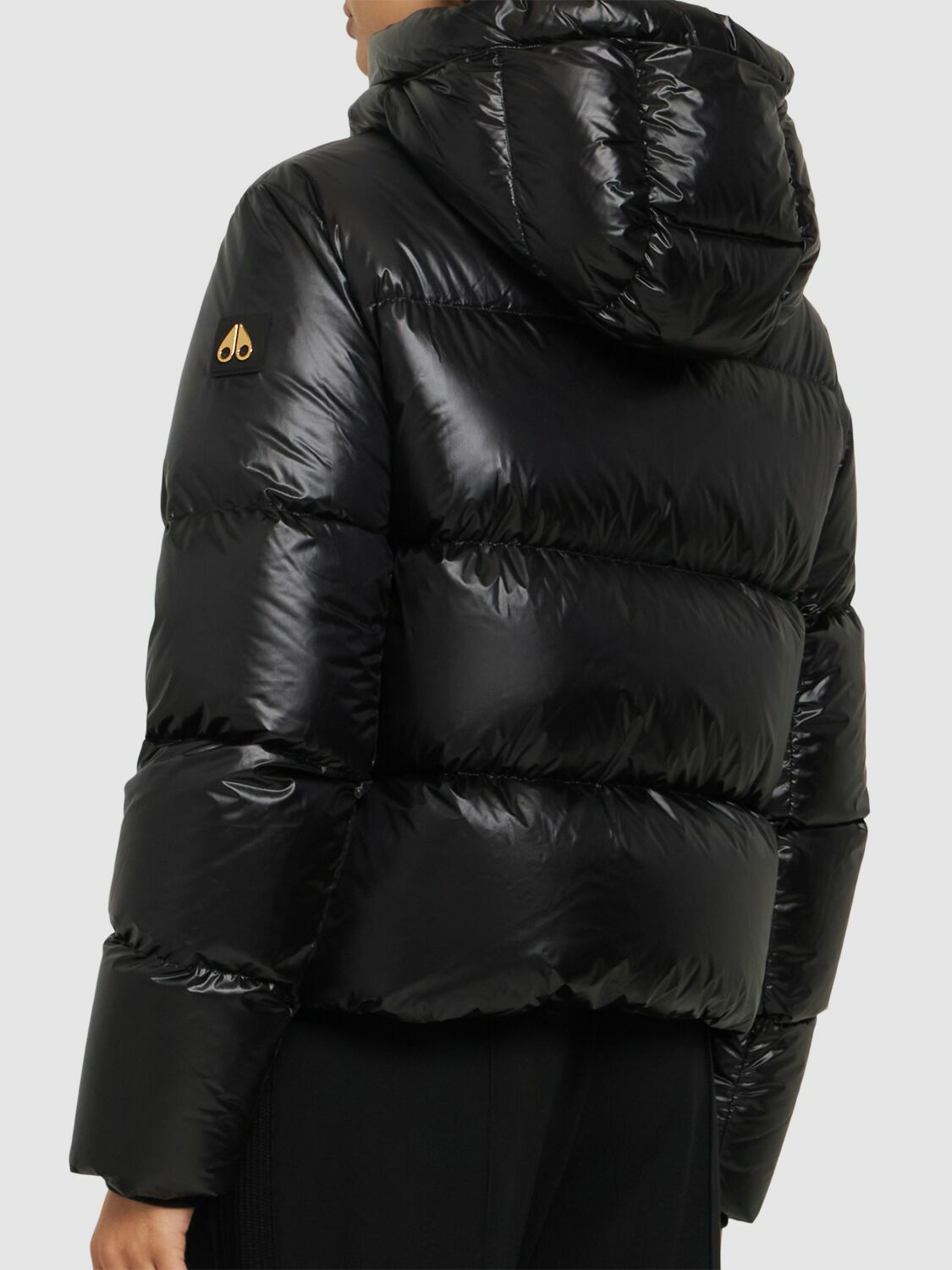 MOOSE KNUCKLES Moonstone Patent Down Jacket Moose Knuckles