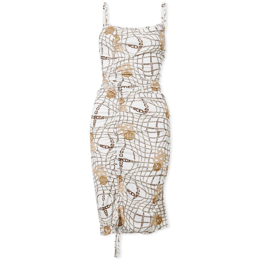 GCDS Strappy Chain Mini Dress GCDS