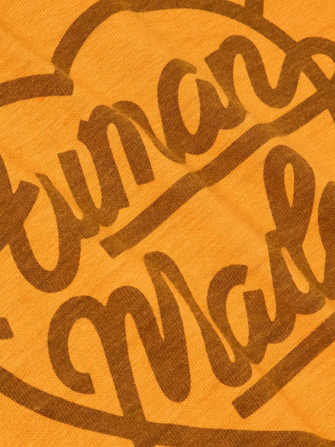 Human Made - Logo-Print Cotton-Jersey T-Shirt - Orange Human Made